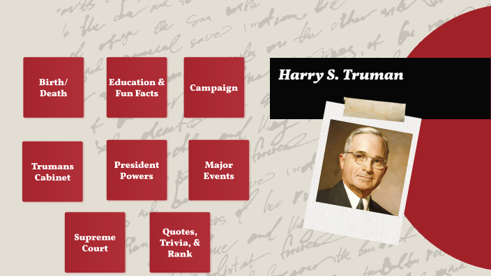 Truman Presidential Slides by Giovanni Tejeda (Student) on Prezi