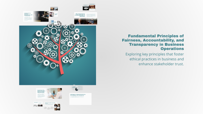 Fundamental Principles of Fairness, Accountability, and Transparency in ...