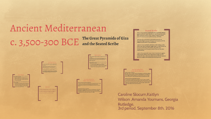 Ancient Mediterranean by Caroline Slocum on Prezi