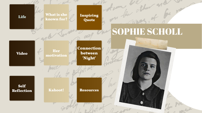 Sophie Scholl by Helena Fikadu on Prezi
