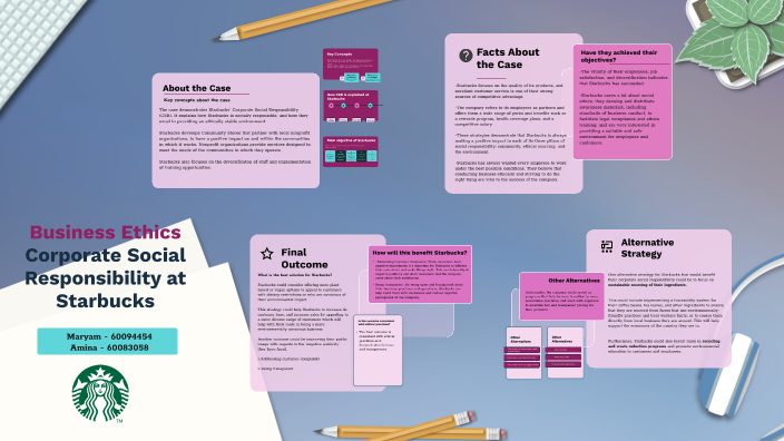 Business Ethics - Starbucks by mariam saad on Prezi