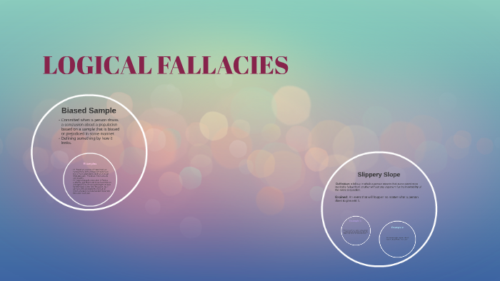 LOGICAL FALLACIES by Maria Mateo on Prezi