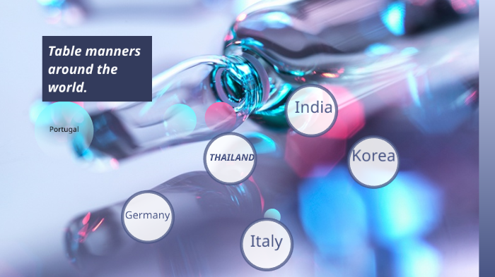 Table manners around the world by Biborka Borbely on Prezi