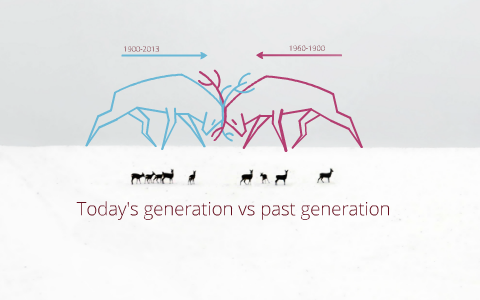 The differences of today's generation and past generations by Anthony ...