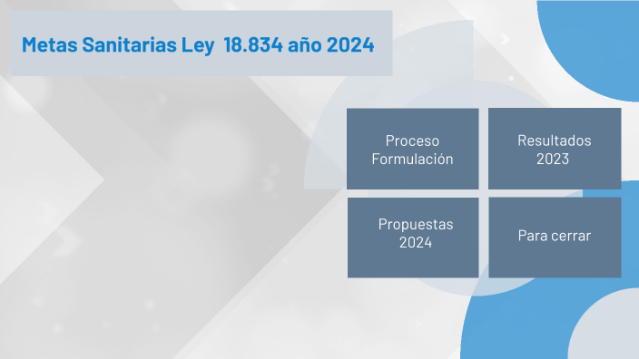 Metas Sanitarias Ley 18834 by Gisselle Alarcón on Prezi