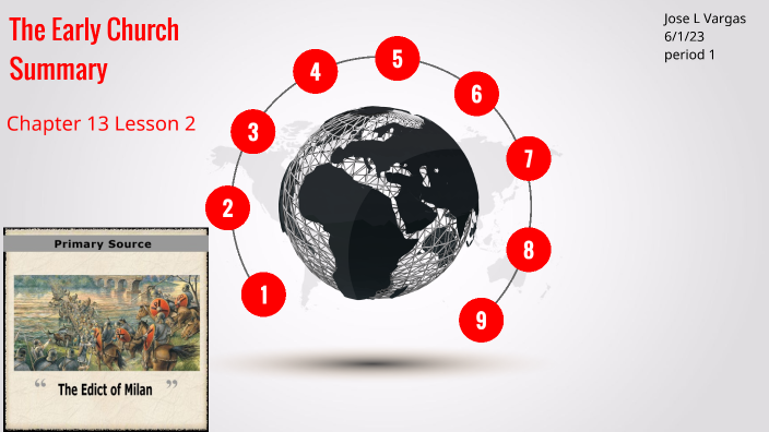 Chapter 13 Lesson 2 Early Church summary by Jose Vargas on Prezi