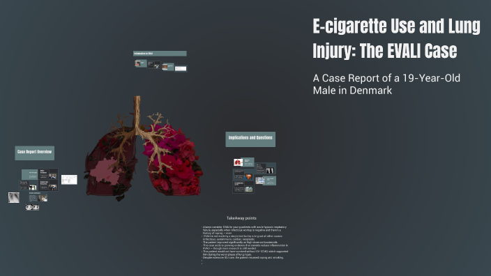 E-cigarette Use and Lung Injury: The EVALI Case by muskan bhatia on Prezi