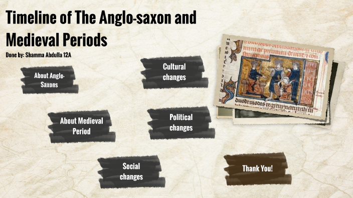 Timeline of The Anglo-saxon and Medieval Periods by Shamma a on Prezi