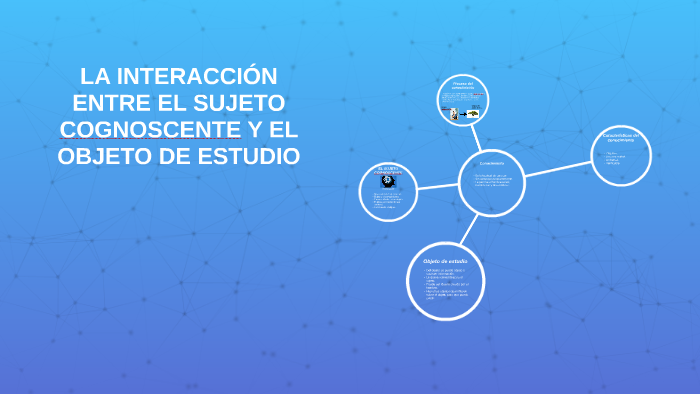LA INTERACCIÓN ENTRE EL SUJETO COGNOSCENTE Y EL OBJETO DE ES by on Prezi