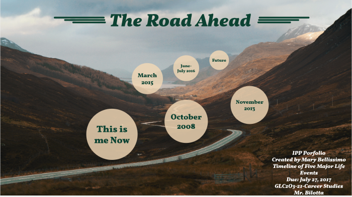 Timeline of Five Major Life Events by M B on Prezi
