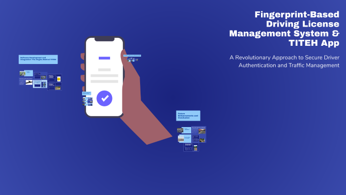 Fingerprint-Based Driving License Management System & TITEH App by Sai ...