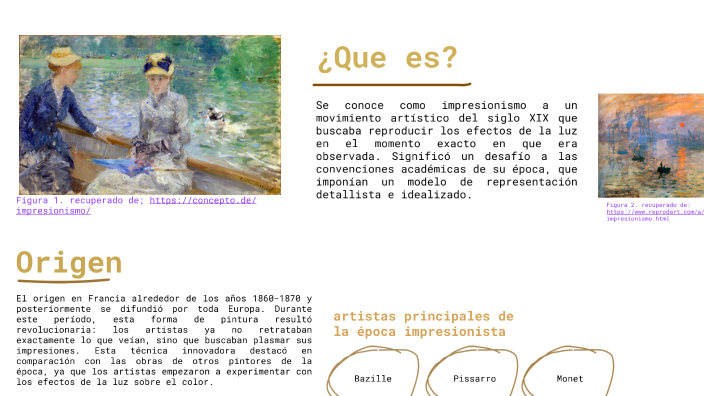 El impresionismo en el arte by Amber Jimenez on Prezi
