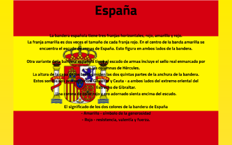 La bandera española tiene tres franjas horizontales, roja, a by marco ...