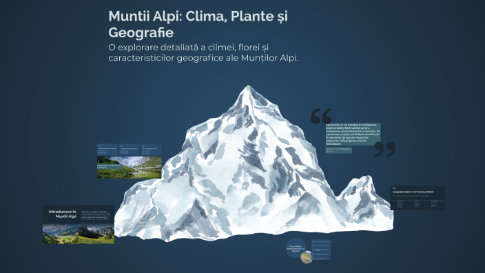 Muntii Alpi: Clima, Plante și Geografie by razzvan on Prezi