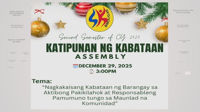 KK Assembly and Year-End Party Overview by Jj Villarta on Prezi