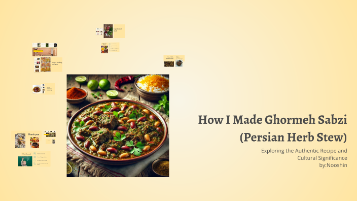 How I Made Ghormeh Sabzi (Persian Herb Stew) by nooshin abbasi on Prezi