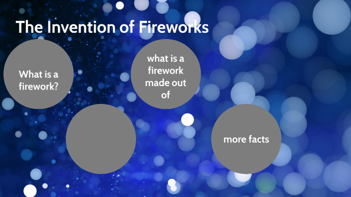 The invention of Fireworks by Caleb Ridgeway on Prezi