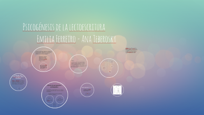 Psicogénesis de la lectoescritura by Marcos Cárcamo on Prezi