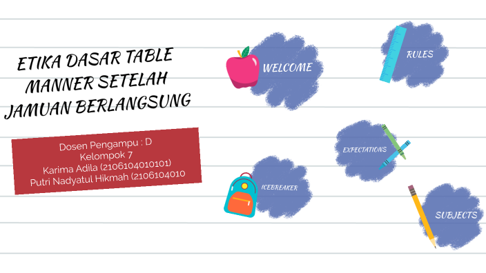 Etika Dasar Table Manner Setelah Jamuan Berlangsung Secara Umum ...