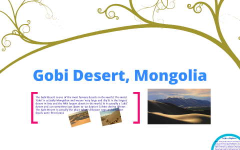 Gobi Desert, Mongolia by Sapphira Choi on Prezi