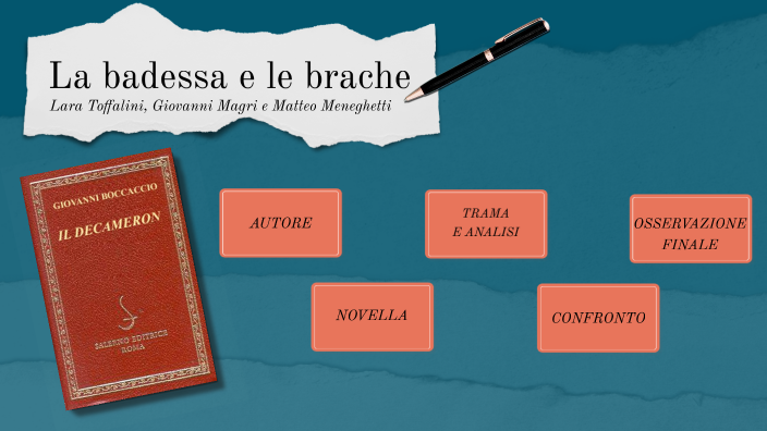 LA BADESSA E LE BRACHE by lara toffalini on Prezi