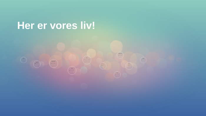 Her er vores liv! by Kristian Rohde on Prezi