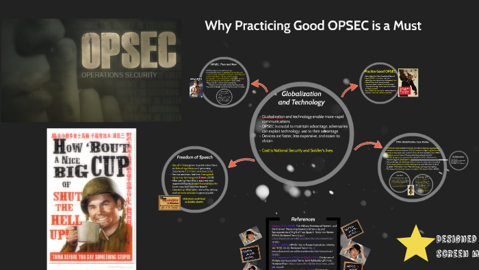 Why Practicing Good OPSEC is a Must by Ed Korotasz on Prezi