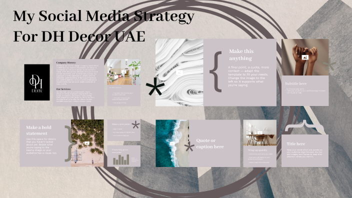 Social Media Strategy For DH Decor UAE by kholoud rageh on Prezi