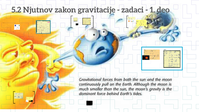 5.2 Njutnov zakon gravitacije - zadaci - 1. deo by Kata Vuletić on Prezi
