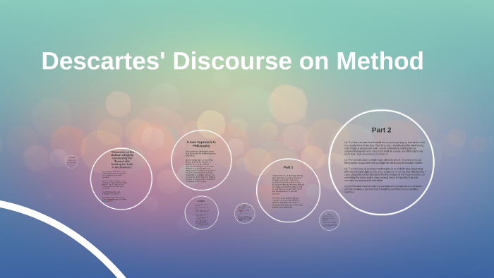Descartes' Discourse on Method by Anna Weisinger on Prezi
