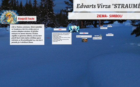 Edvarts Virza ''STRAUMĒNI by Ruth Rosehill on Prezi
