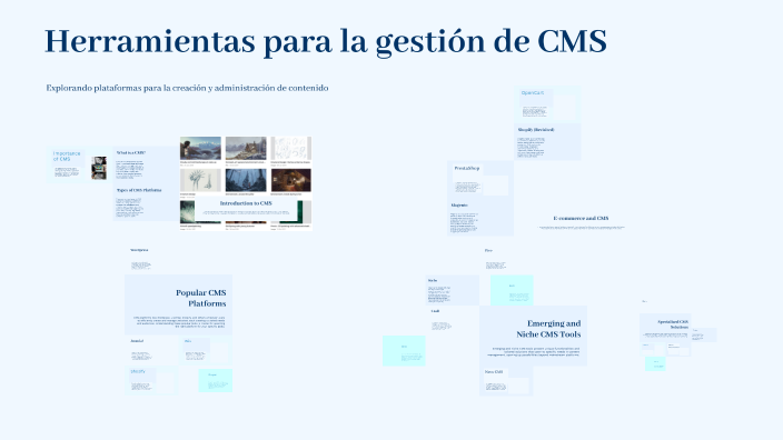 Herramientas para la gestión de CMS by SABRINA on Prezi