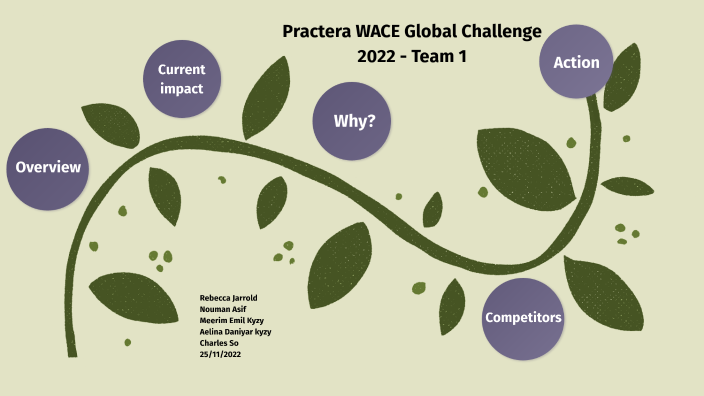 WACE Global Challenge - Sustainable Impact Team 1 by Charles So on Prezi