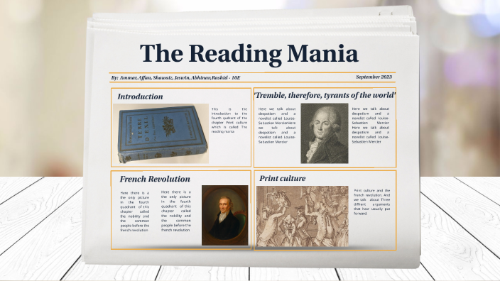 The reading mania by Ammar Ali Khan on Prezi