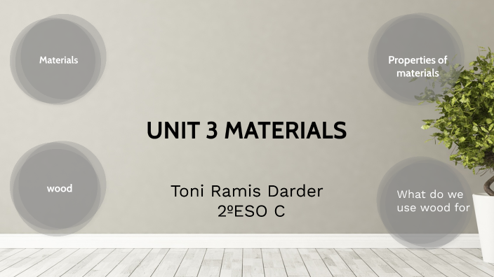 UNIT 3. MATERIALS by Toni Ramis Darder on Prezi