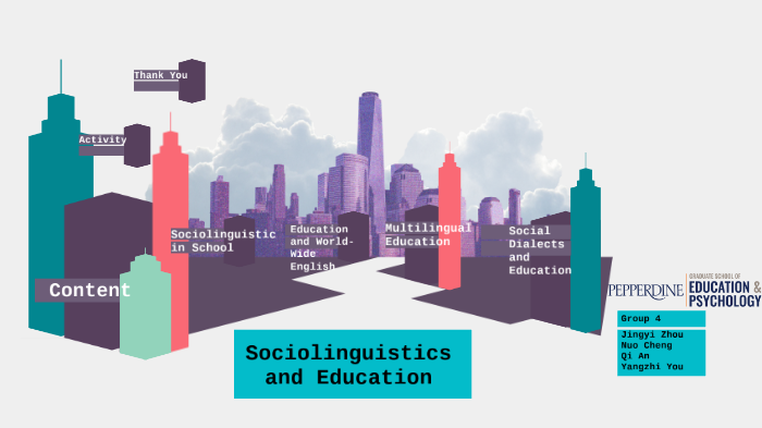 Sociolinguistics and Education by Nuo Cheng on Prezi