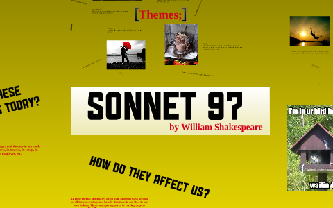 Sonnet 97 by Ellie Hinck on Prezi
