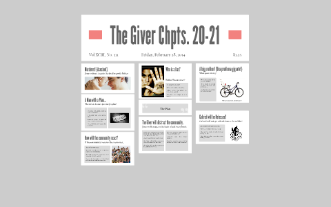 The Giver Chapters 20-21 by Hailey Beauchesne on Prezi