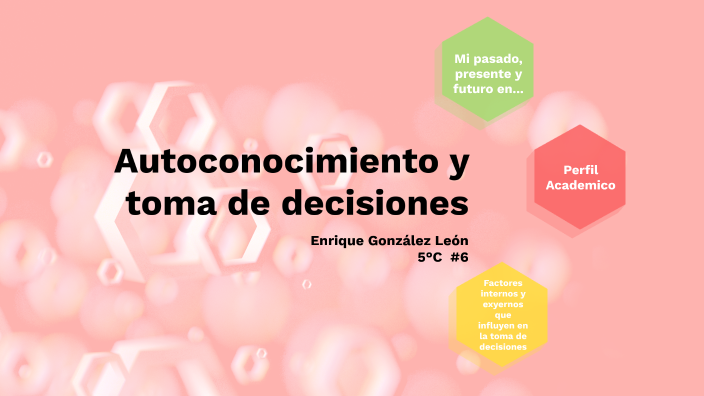 Autoconocimiento y toma de decisiones by Enrique González on Prezi