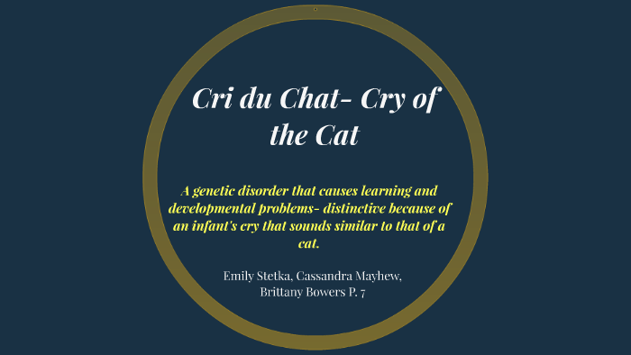 Cri du Chat- Cry of the Cat by Brittany Bowers on Prezi