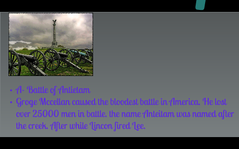 Civil War abc book by CJ Eddy on Prezi