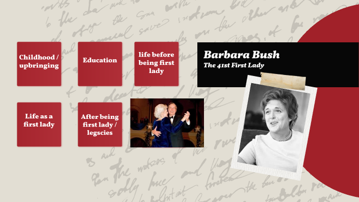 Timeline of Barbara Bush by Ava Woodruff on Prezi