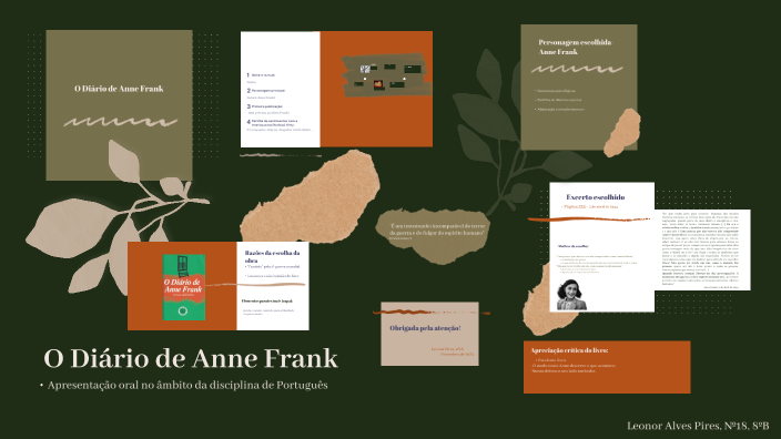 O Diário de Anne Frank by Leonor Pires on Prezi