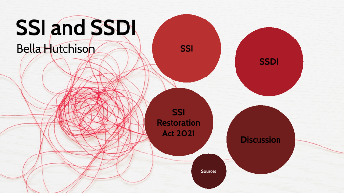 SSI vs SSDI by Bella Hutchison on Prezi