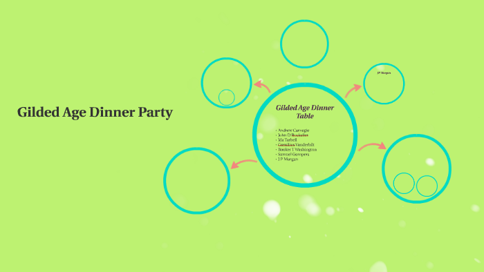 Gilded Age Dinner Table by Joshua Reza on Prezi