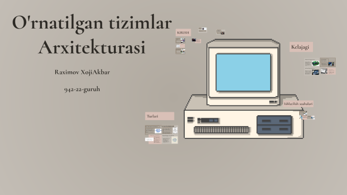 O'rnatilgan tizimlar Arxitekturasi by THE END on Prezi