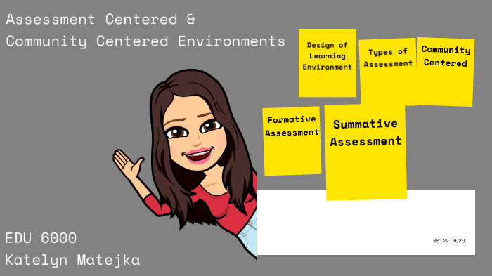 Assessment Centered Environments and Community Centered Environments by ...