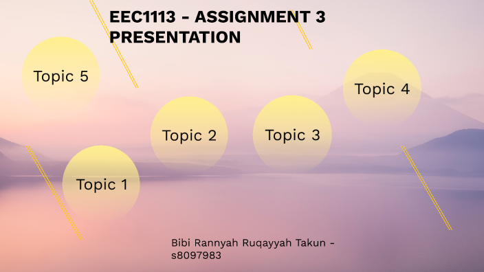 Assignment 3 - Presentation by Bibi Rannyah Ruqayyah Takun on Prezi