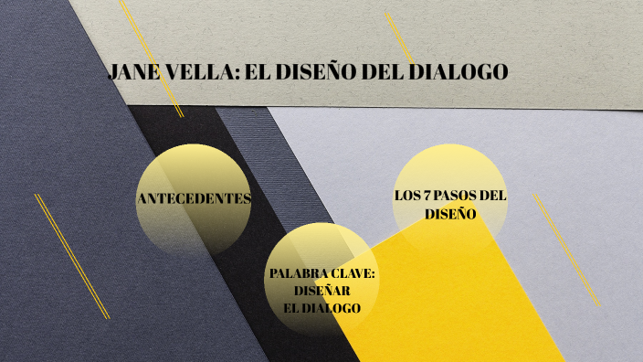 JANE VELLA: DISEÑAR EL DIALOGO by Norberto Valbuena Parra on Prezi