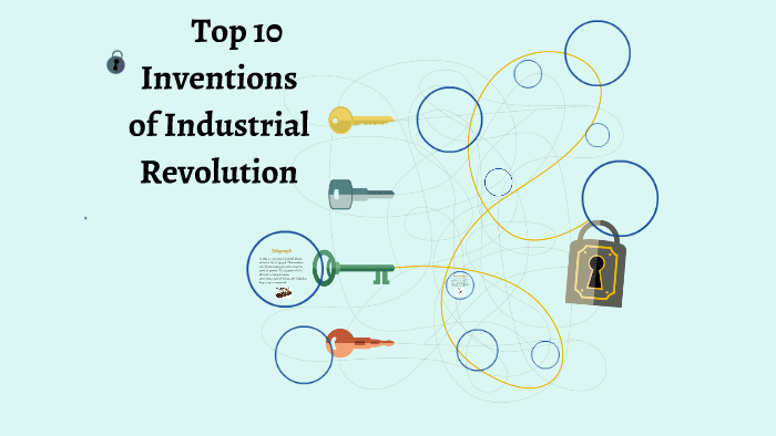 Top 10 Inventions of Industrial Revolution by Sydney Zyglowicz